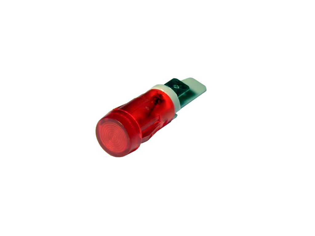LED 12mm RED 12/24V DC - PROS by DITEL